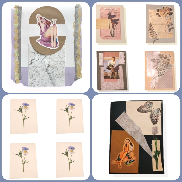 Office | 2 Pc Vintage Pinup Card Set | Poshmark